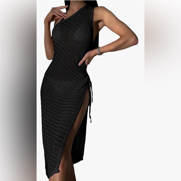 Verdusa | Swim | Verdusa Womens Crochet Cover Ups One Shoulder ...